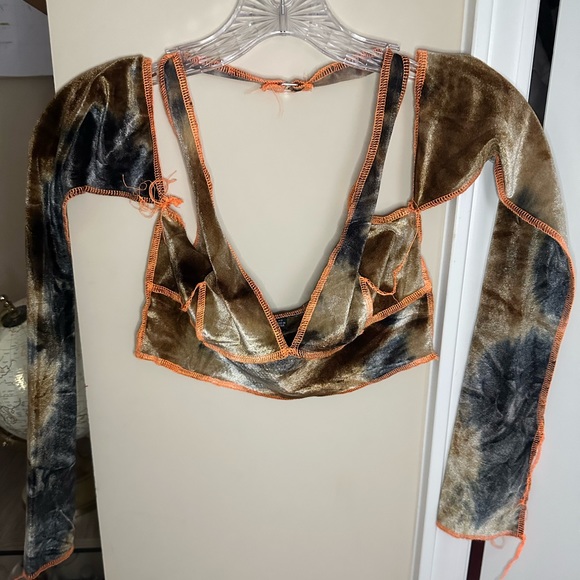 Fashion Nova | Tops | Multi Colored Crop Top | Poshmark